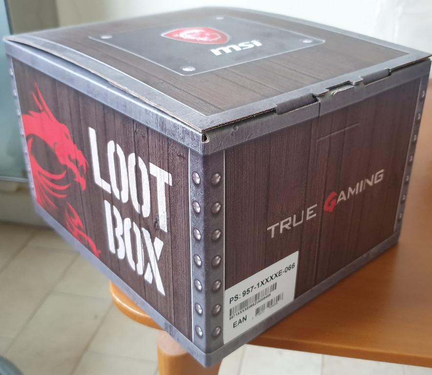 MSI Dragon Fever Gaming Headset + String Bag + Doll (Loot Box Lv 2 ...