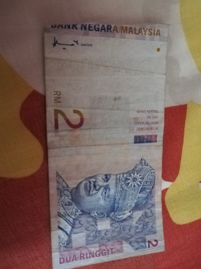Old authentic rm2 malaysian note, Hobbies & Toys, Collectibles ...
