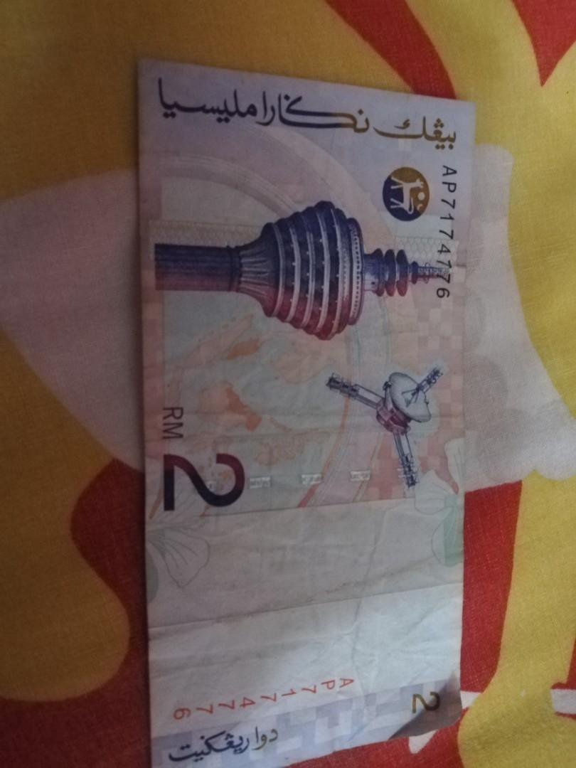 Old authentic rm2 malaysian note, Hobbies & Toys, Collectibles ...