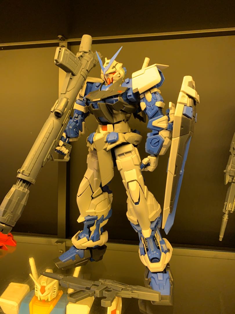 Pg blue and red frame Gundam, Toys & Games, Bricks & Figurines on Carousell