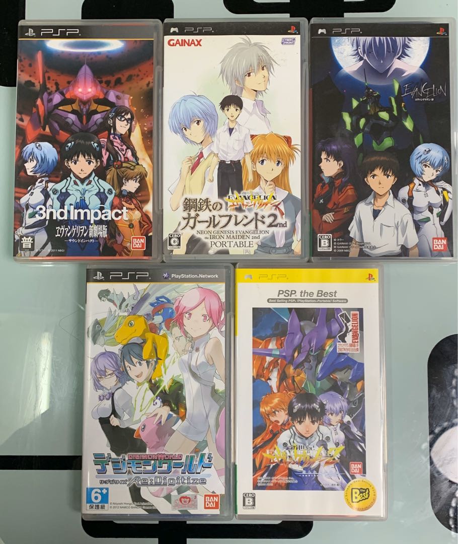 PSP game Eva digimon world 數碼暴龍 新世紀福音戰士 Evangelion, 電子遊戲, 電子遊戲 ...
