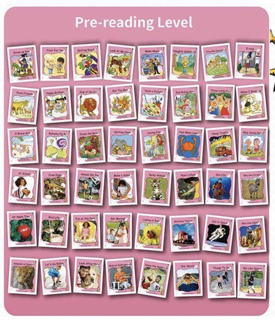 Reading Buddies 點讀書 - Pre-Reading level (Pink box) 48冊｜Rocket Readers ...