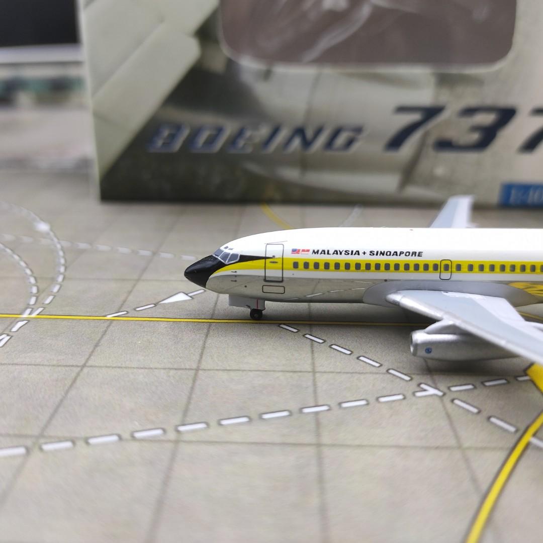 *LAST PIECE* 1:400 B737 Malaysia Singapore Airline (MSA), Hobbies ...