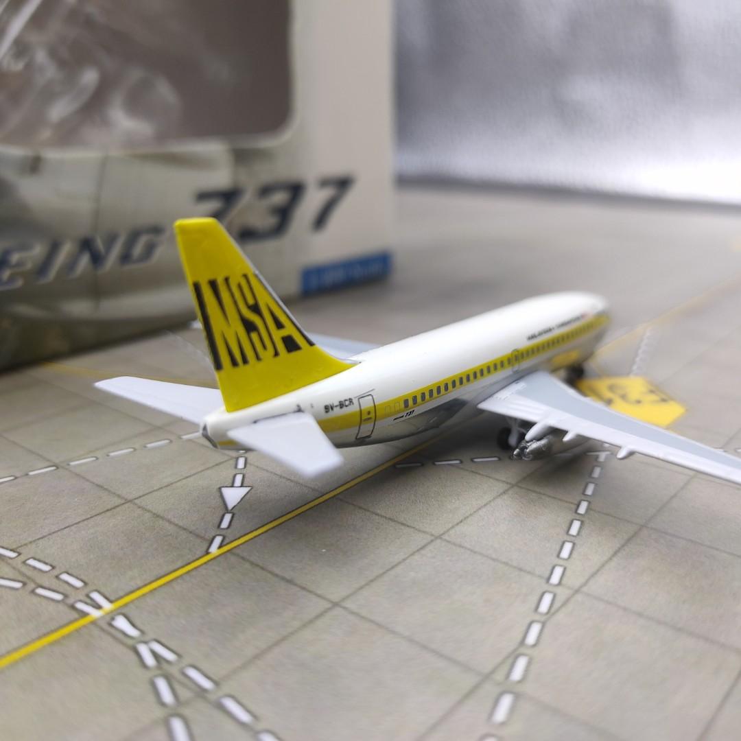 *LAST PIECE* 1:400 B737 Malaysia Singapore Airline (MSA), Hobbies ...