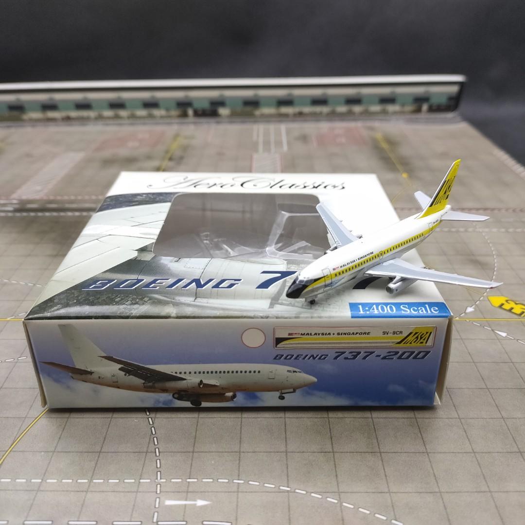 *LAST PIECE* 1:400 B737 Malaysia Singapore Airline (MSA), Hobbies ...