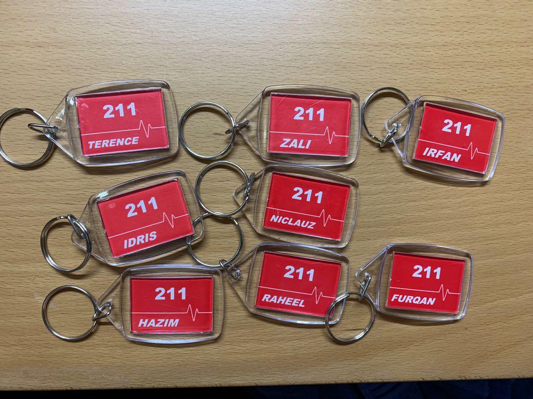 SCDF callsign keychain, Hobbies & Toys, Stationery & Craft, Craft ...