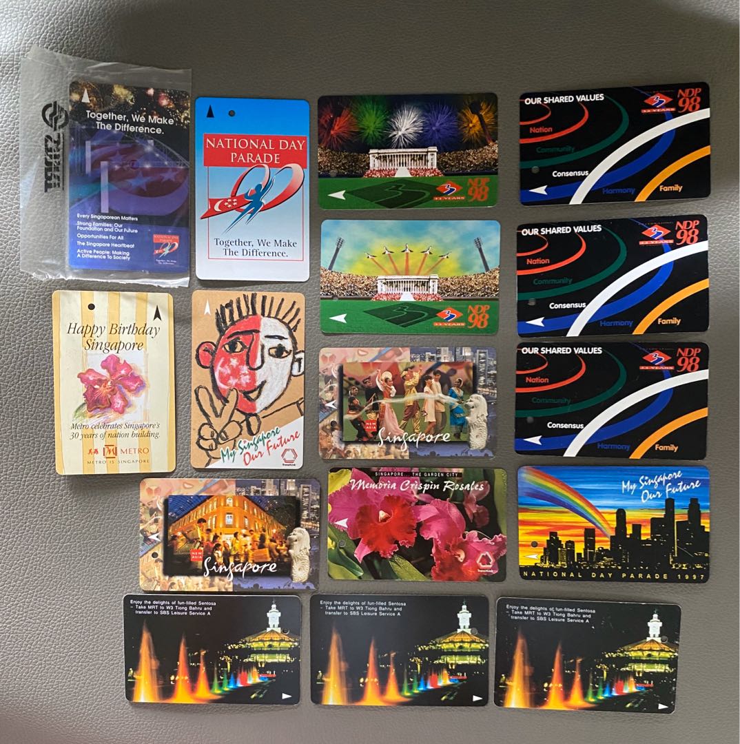 Rare SMRT Card collections : NDP, Hobbies & Toys, Memorabilia ...