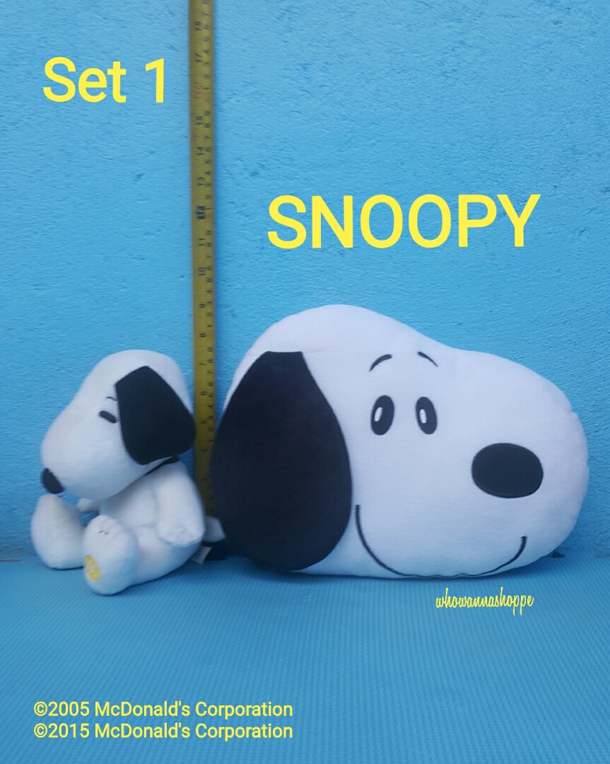 SNOOPY Plushies (Set 1), Hobbies & Toys, Toys & Games on Carousell