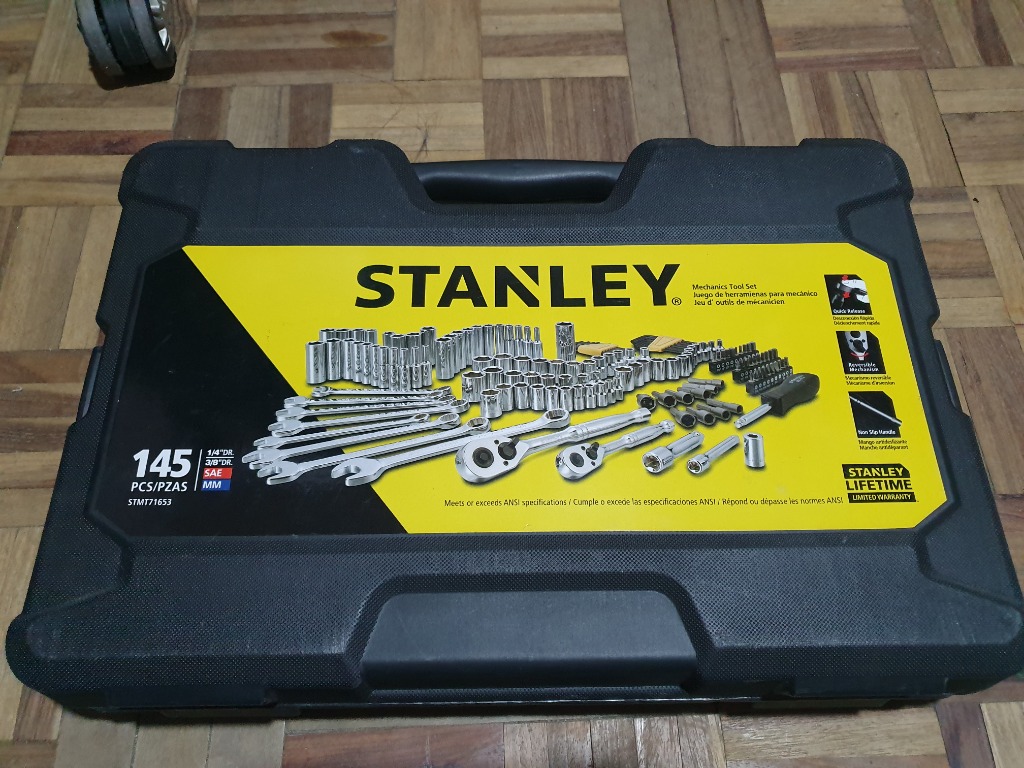 Stanley Socket wrench STMT71653 145-Piece Mechanics Tool Set, Furniture ...