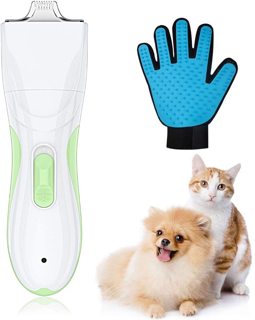 TURN RAISE Pet Grooming Clipper Rechargeable Cordless Cat and Dog ...