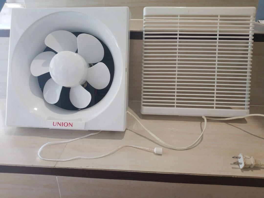 UNION 8″ REVERSIBLE EXHAUST FAN, Furniture & Home Living, Lighting ...