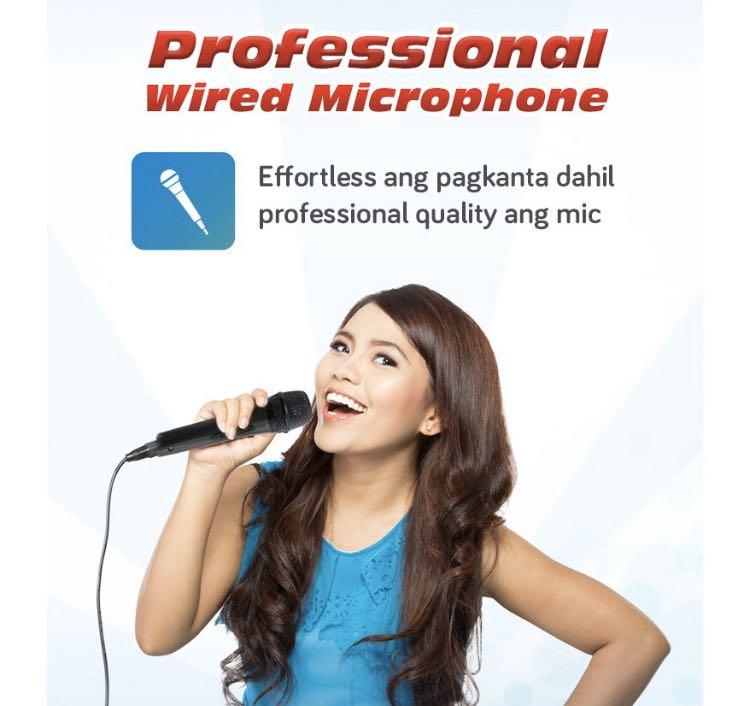Wow Fiesta HD Mini Portable Karaoke with free microphone, Audio ...