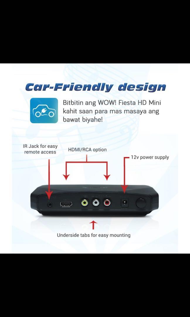 Wow Fiesta HD Mini Portable Karaoke with free microphone, Audio ...
