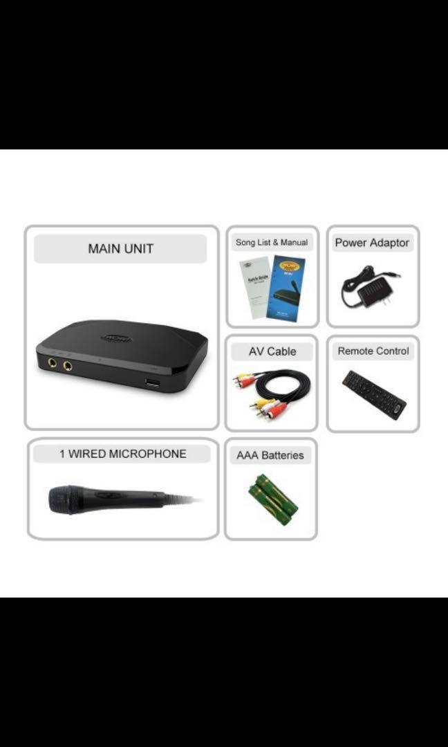 Wow Fiesta HD Mini Portable Karaoke with free microphone, Audio ...