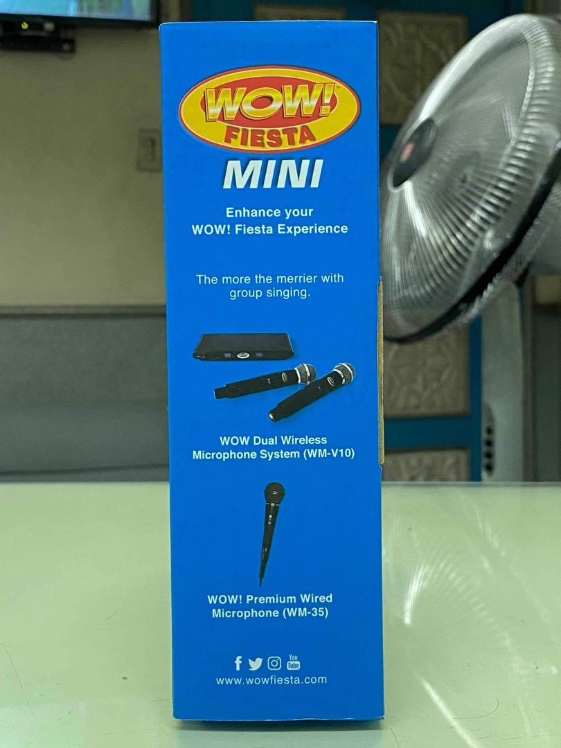 Wow Fiesta HD Mini Portable Karaoke with free microphone, Audio ...