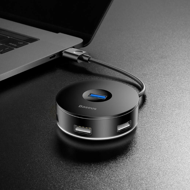 Xiaomi Baseus USB Hub 1 * Micro USB + 4 USB Ports Plug HUB Converter ...