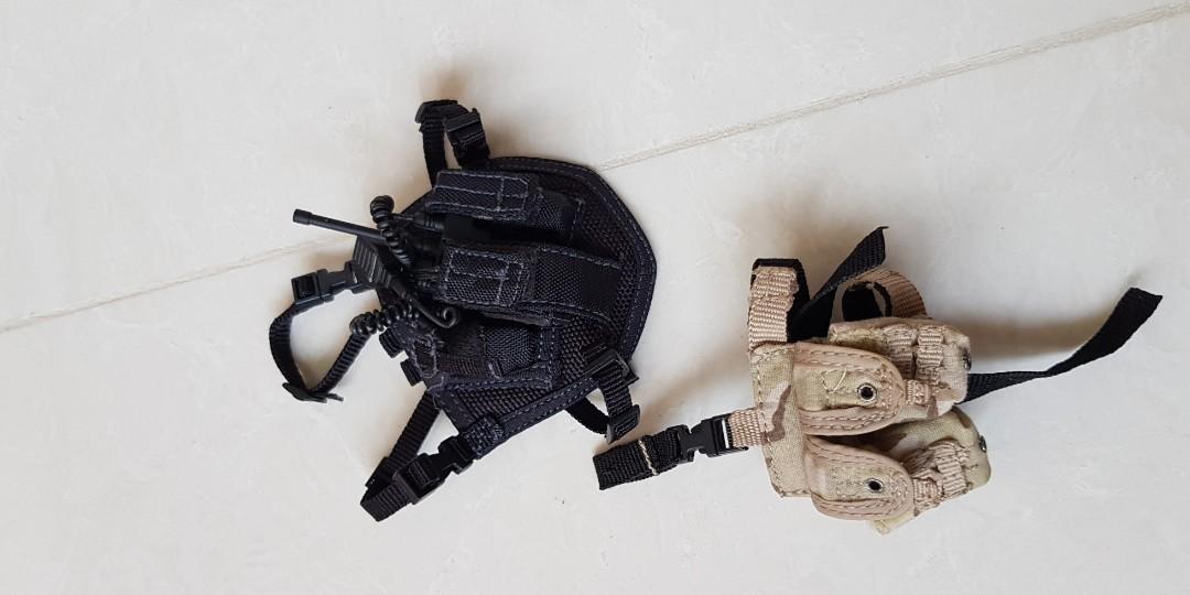 1/6 scale hot toys Devgru Chest Harness and Drop pouches, Hobbies ...