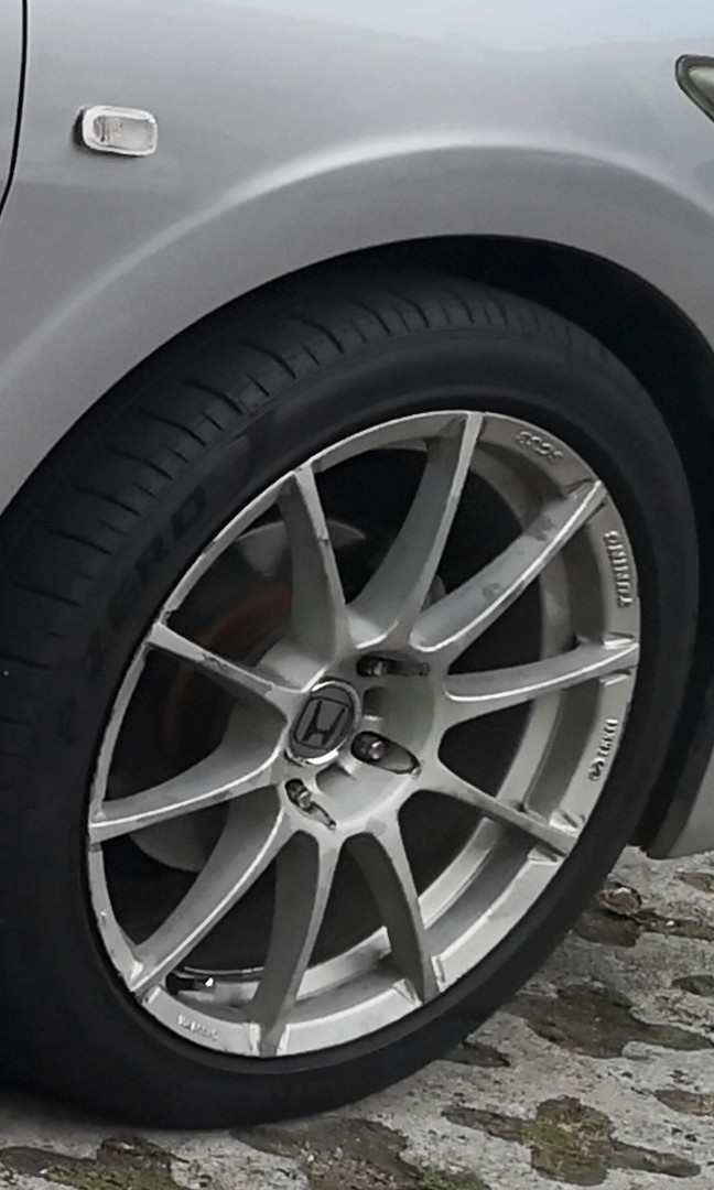 18" Rims enkei tuning sc33, Car Accessories, Tyres & Rims on Carousell