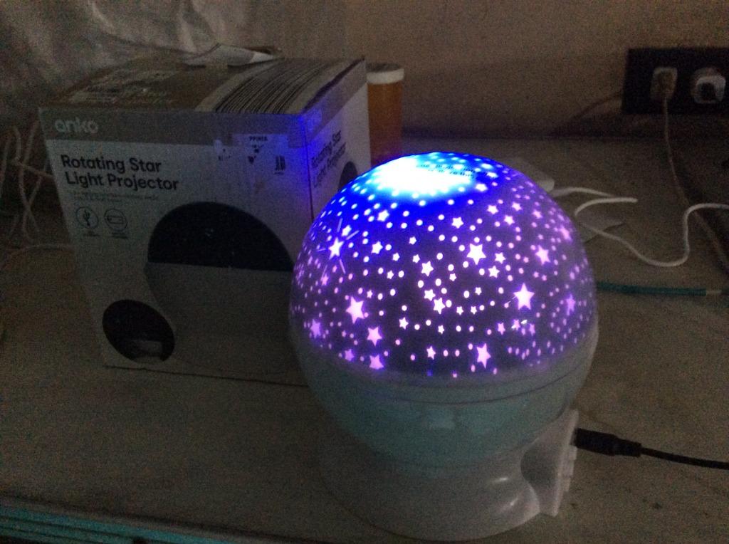Anko Rotating Star Projector, Furniture & Home Living, Cleaning ...