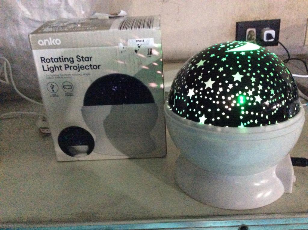 Anko Rotating Star Projector, Furniture & Home Living, Cleaning ...