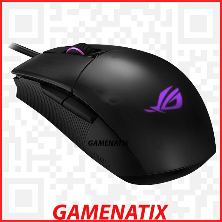 ASUS ROG Strix Impact II RGB Gaming Mouse, Computers & Tech, Parts ...