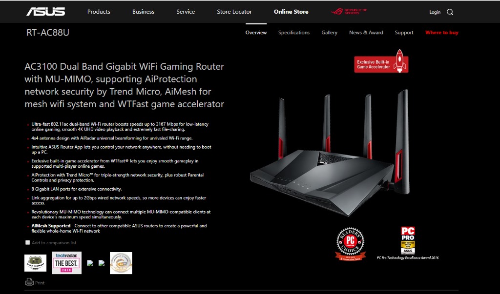 Asus RT AC88, Computers & Tech, Parts & Accessories, Networking on ...