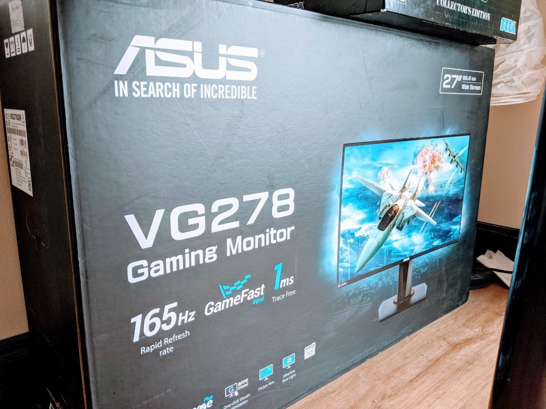 Asus VG278QR 165Hz 27" Gaming monitor, Computers & Tech, Parts ...