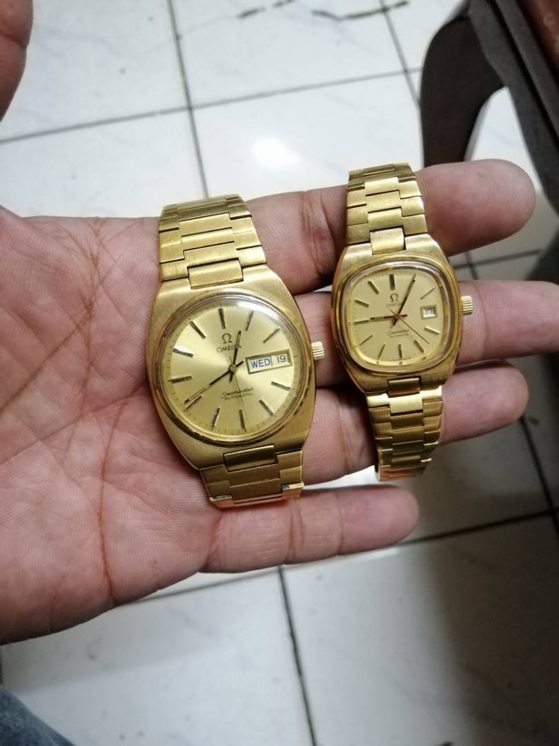 Authentic OMEGA Seamaster Couple automatic watch, Luxury, Watches on ...
