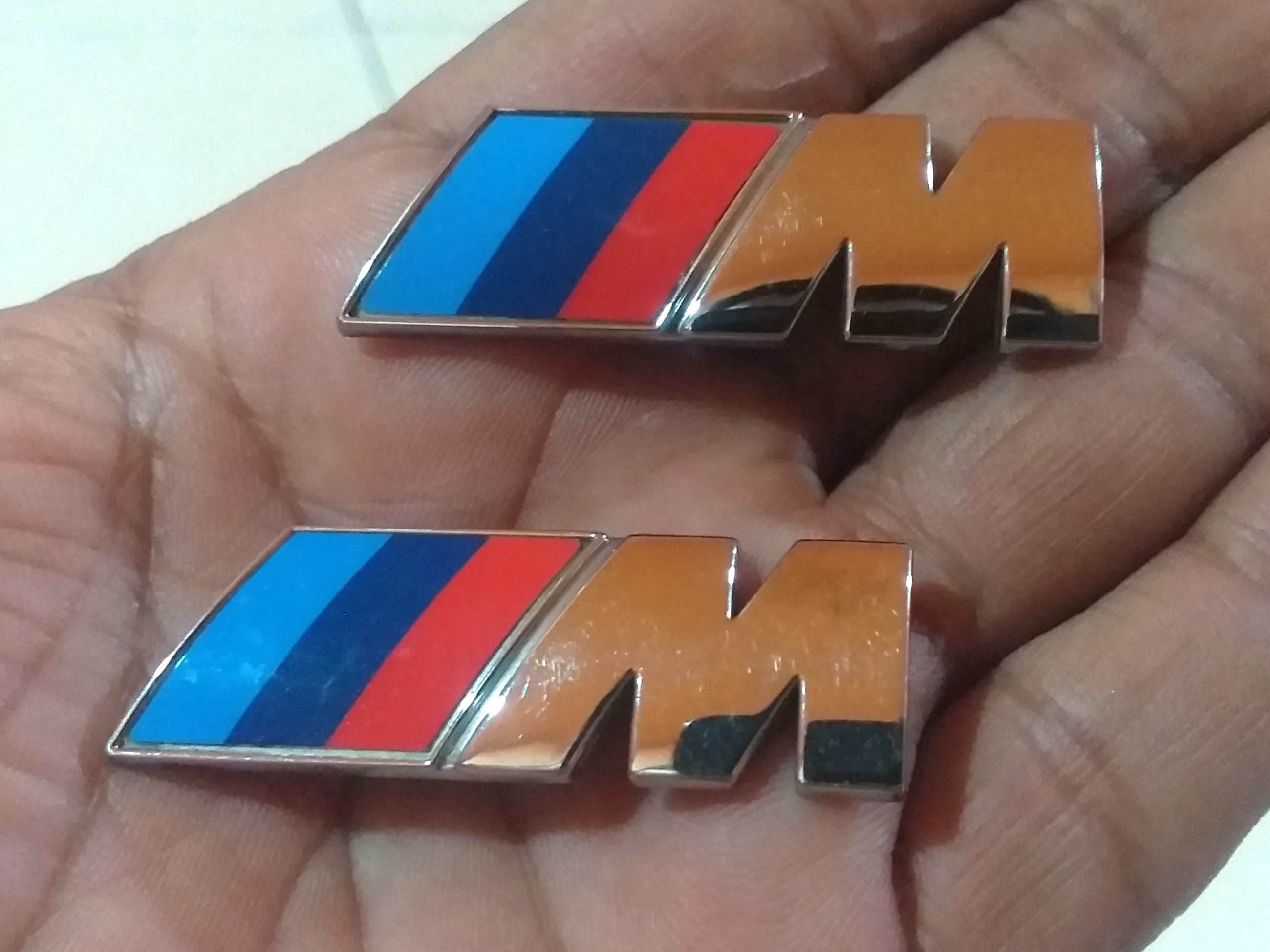 ORIGINAL !!! BMW MSport M Emblem, Auto Accessories on Carousell