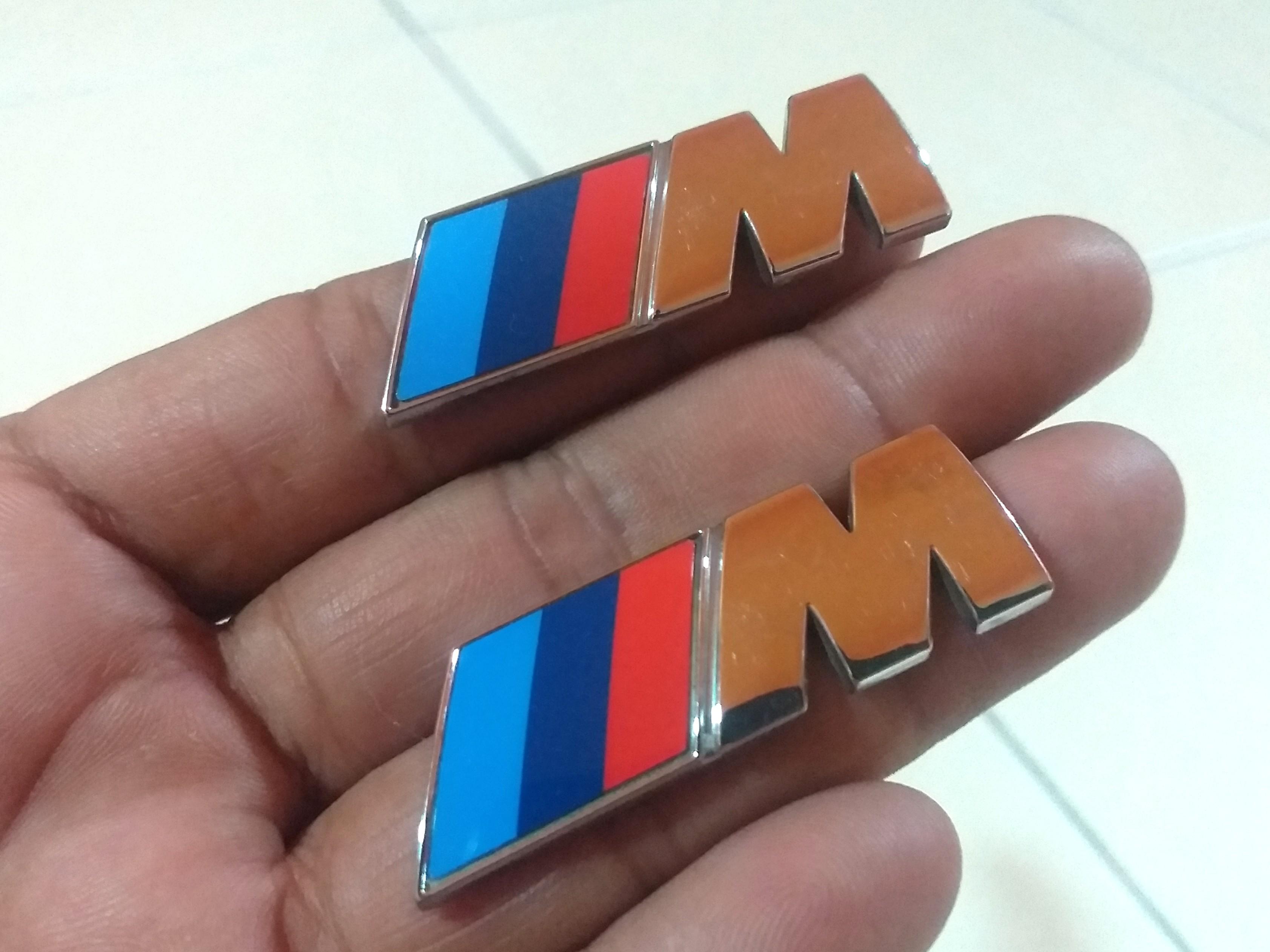 ORIGINAL !!! BMW MSport M Emblem, Auto Accessories on Carousell
