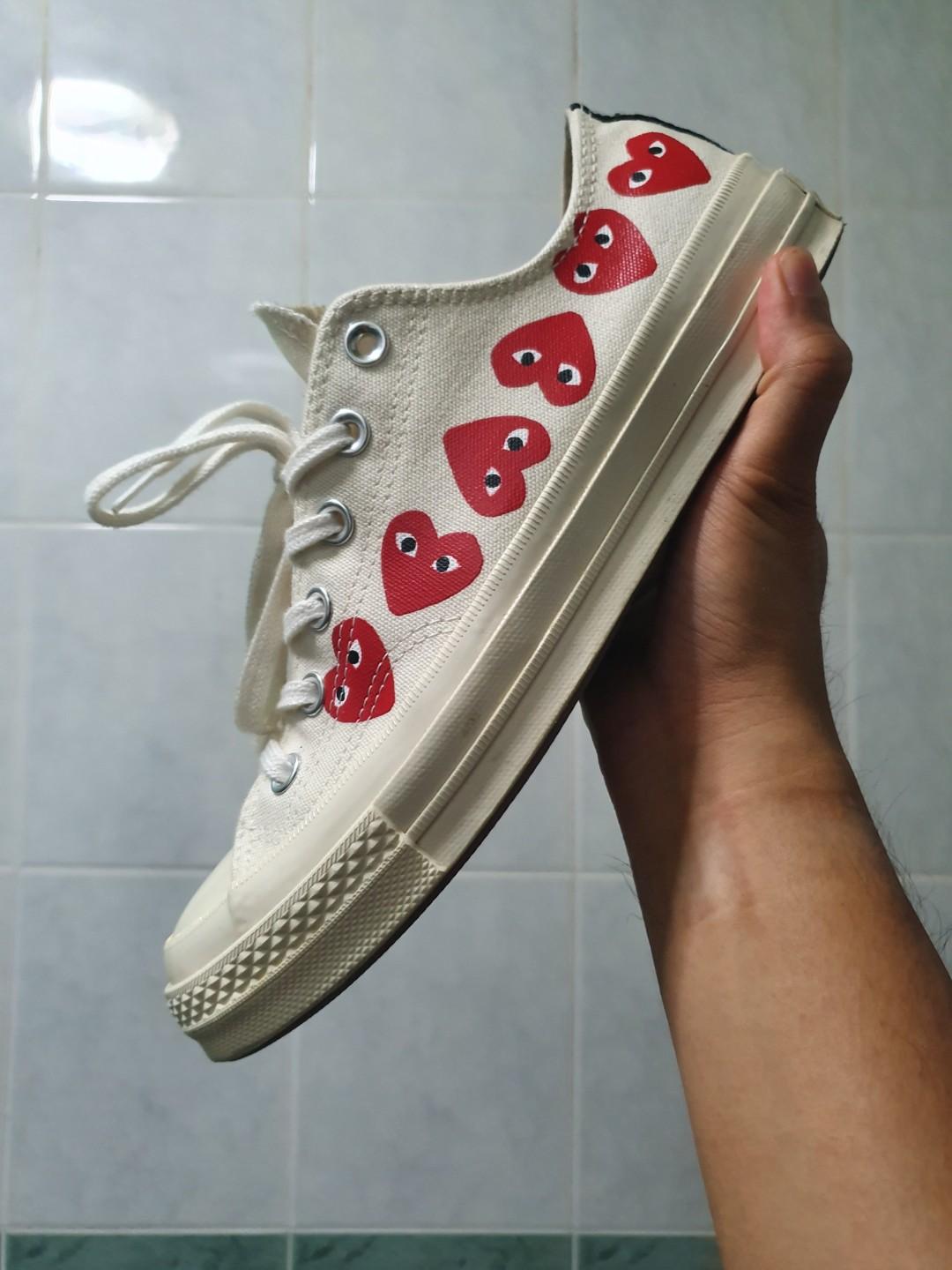 CDG X Converse, Men's Fashion, Footwear, Sneakers on Carousell