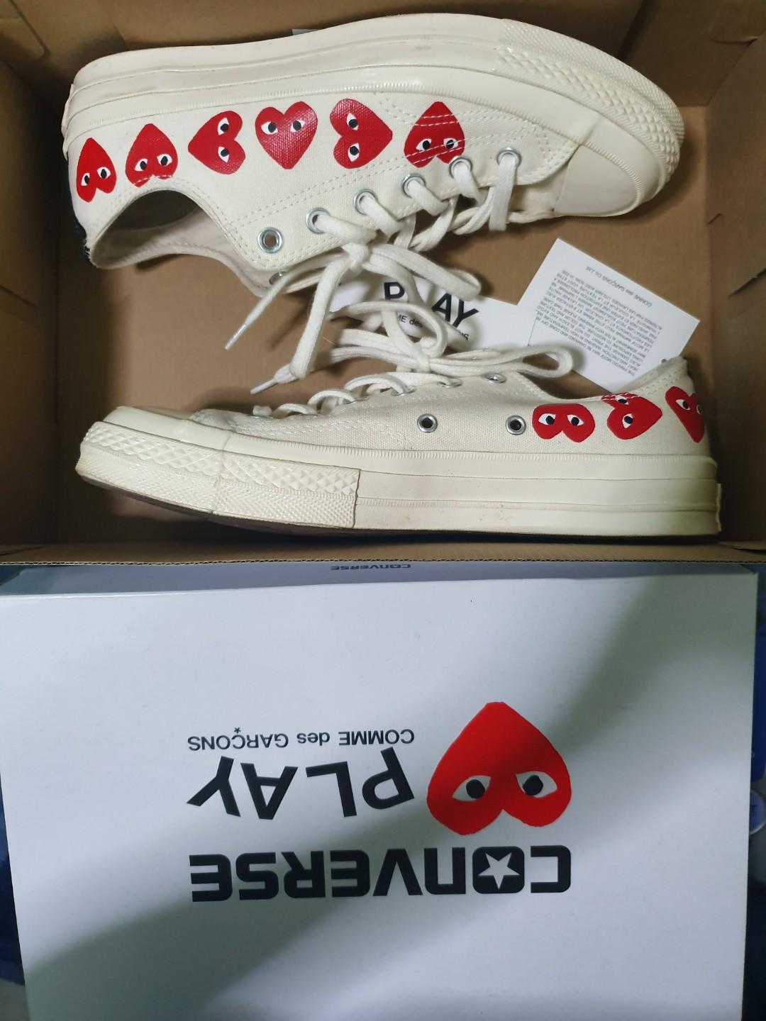 CDG X Converse, Men's Fashion, Footwear, Sneakers on Carousell