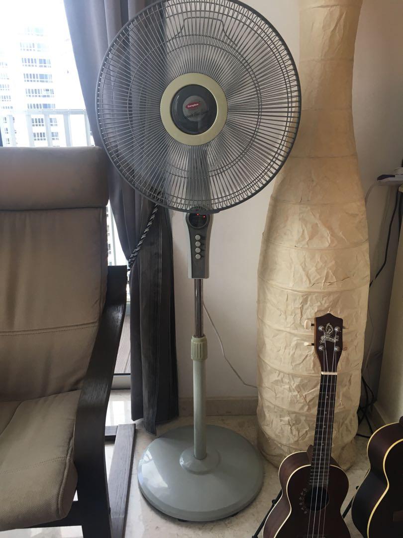 EuropAce Standing Fan, Furniture & Home Living, Lighting & Fans, Fans ...