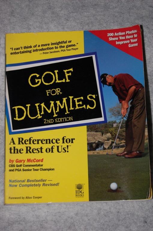 Golf For Dummies, Hobbies & Toys, Books & Magazines, Fiction & Non ...