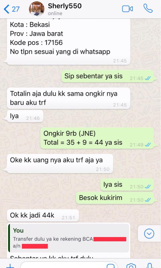 HATI-HATI PENIPUAN MODUS PAYCARD +62 877-3561-3112, Fesyen Wanita, Pakaian Wanita, Atasan di ...