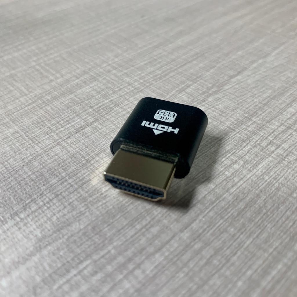 HDMI Display Emulator Dummy Video Plug Headless, Computers & Tech ...