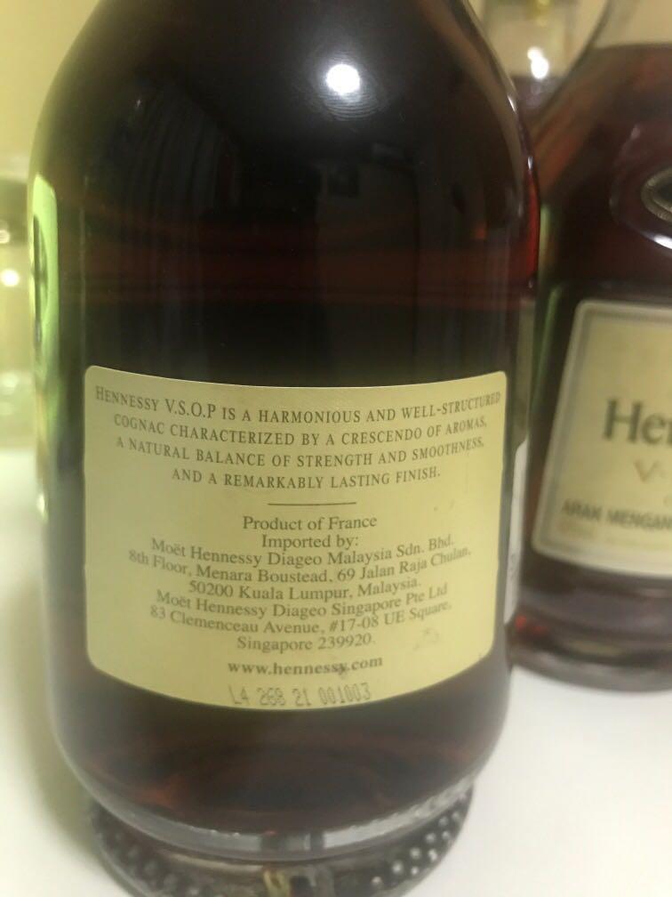 Hennessy, Food & Drinks, Alcoholic Beverages on Carousell
