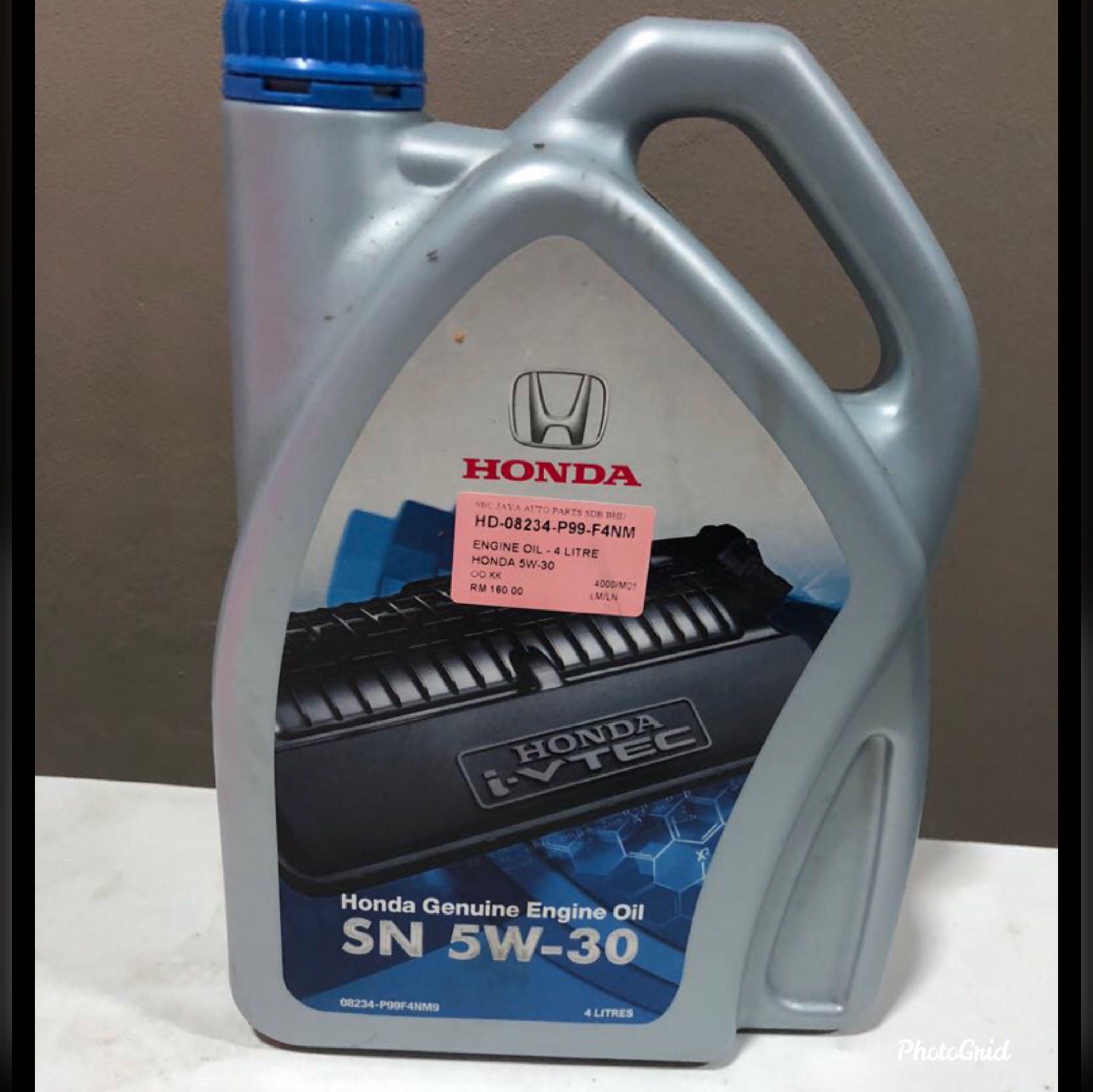More than 60% off Honda Engine Oil SN 5W 30, Everything Else, Others on ...