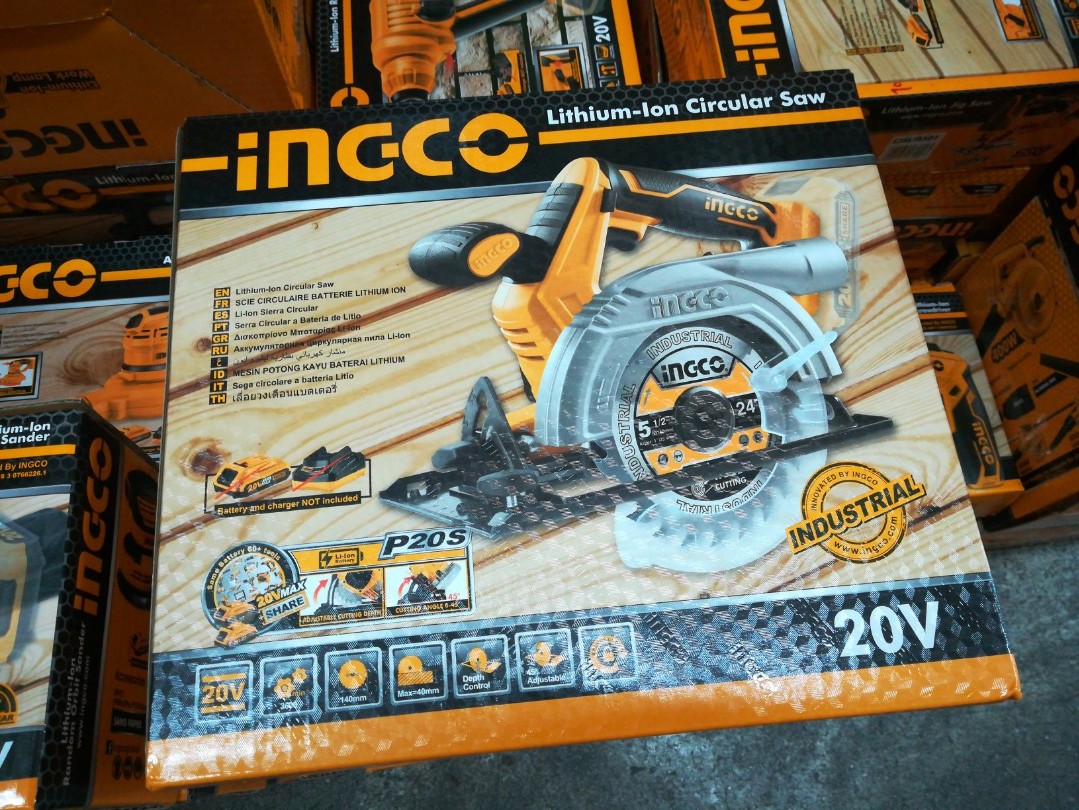 INGCO Li-ion 20v Cordless Circular Saw (Bare Unit), Everything Else on ...