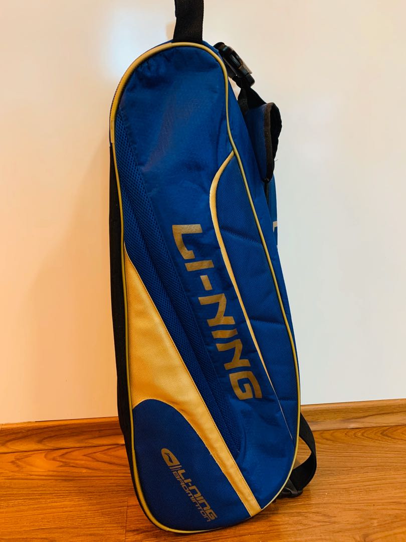 Li Ning racket bag, Sports Equipment, Sports & Games, Racket & Ball ...