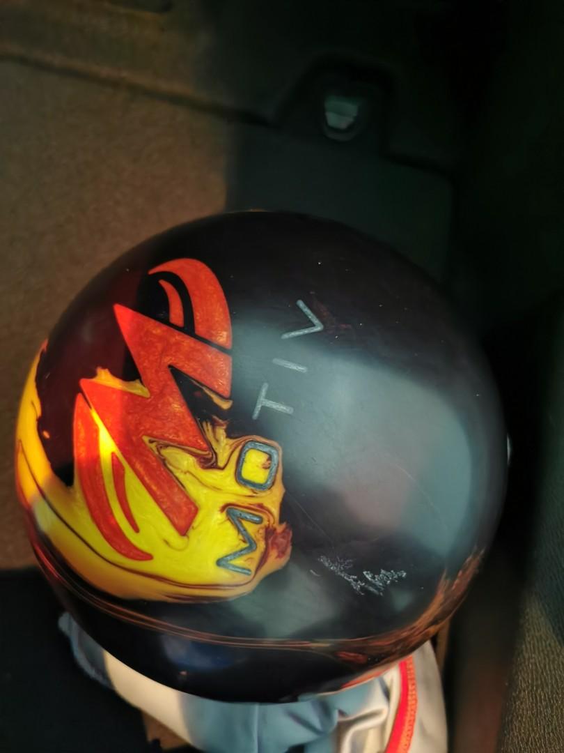 Motiv forge fire 14 lbs bowling ball, Sports Equipment, Sports & Games, Billiards & Bowling on ...