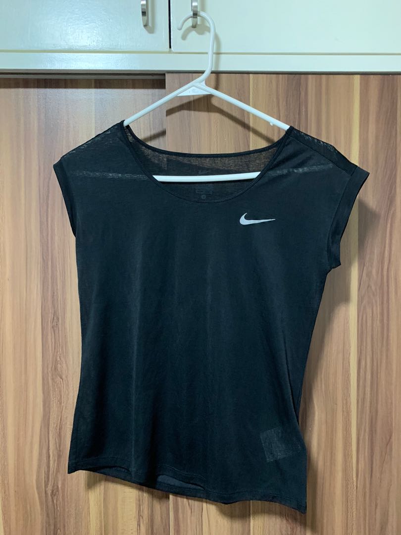 Nike Black Top Womens Fashion Activewear On Carousell