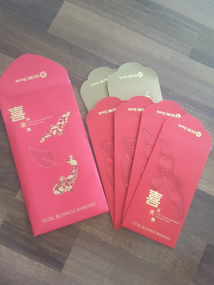 OCBC Business Banking 2020 - Red Packet/Ang Pao/ Angbao, Hobbies & Toys ...