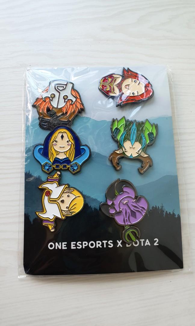 One Esports x Dota 2 Enamel Pins, Everything Else on Carousell