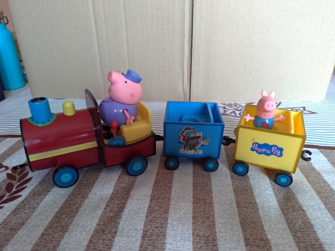 Peppa Pig Train Playset, Hobbies & Toys, Toys & Games on Carousell