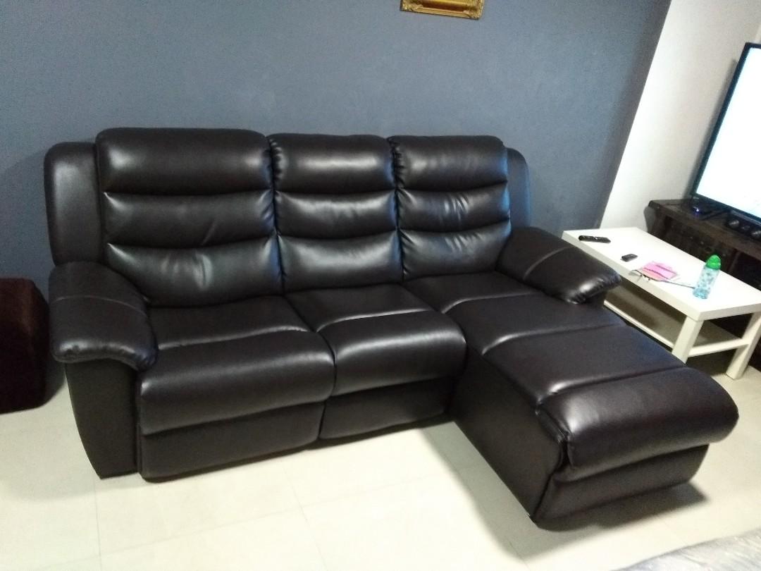 Pvc sofa, Furniture & Home Living, Furniture, Sofas on Carousell