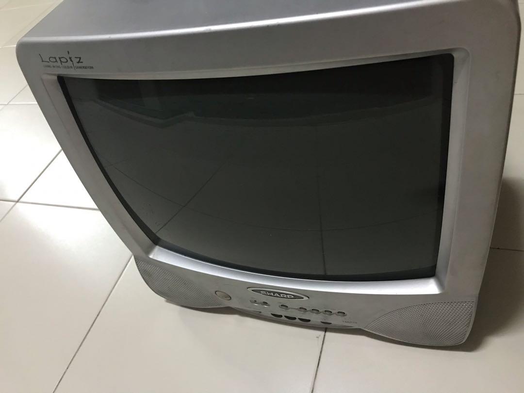 Retro sharp 13” CRT TV, Hobbies & Toys, Memorabilia & Collectibles ...