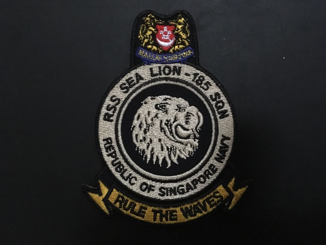 RSN RSS SEA LION squadron patch Republic of Singapore navy, Hobbies ...