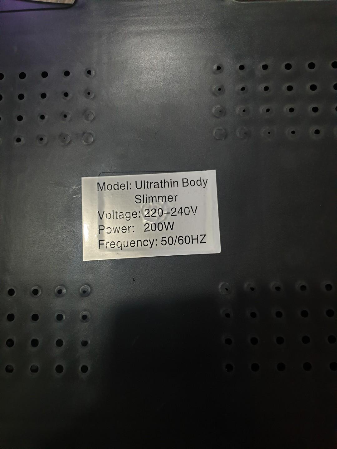 Ultra slim vibration slim machine trainer, Sports Equipment, Exercise ...