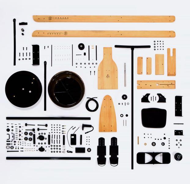 XiaoMi Mi XiaoMo Classic Rowing Machine WaterRower Water resistance GYM ...